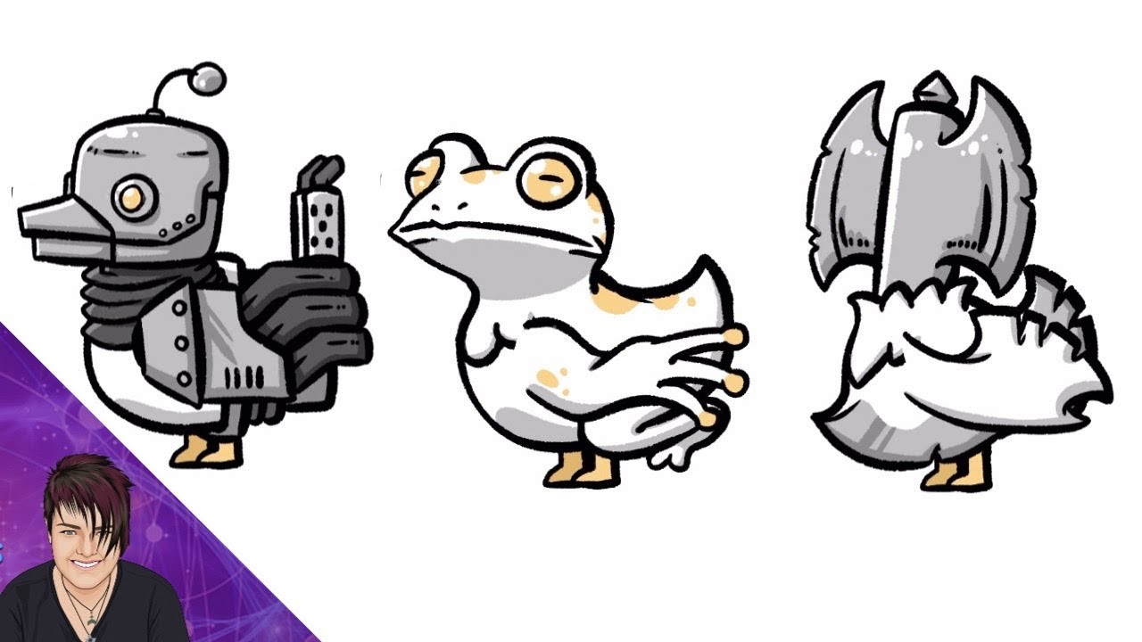 Duckbot, Froggie and Axe Duck - Clusterduck | Rosie Rayne - YouTube