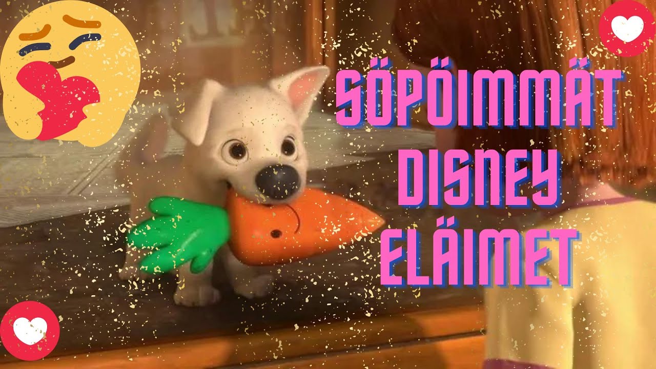 Top 10 söpöimmät disney eläin hahmot - YouTube