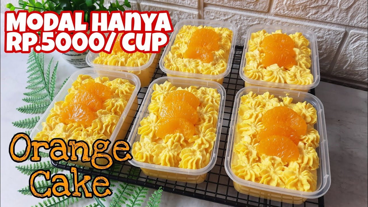 Orange Cake, rasanya seger bgt ! - YouTube