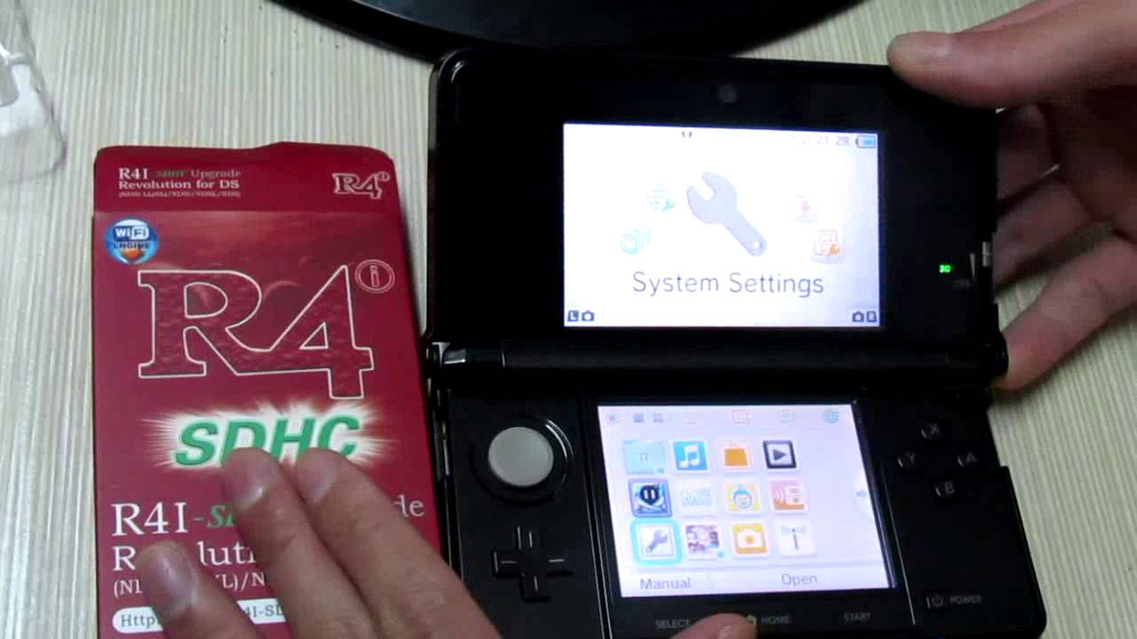 R4i SDHC V1.4.5 Updated for 3DS (XL) Ver 5.0.0-11 - YouTube