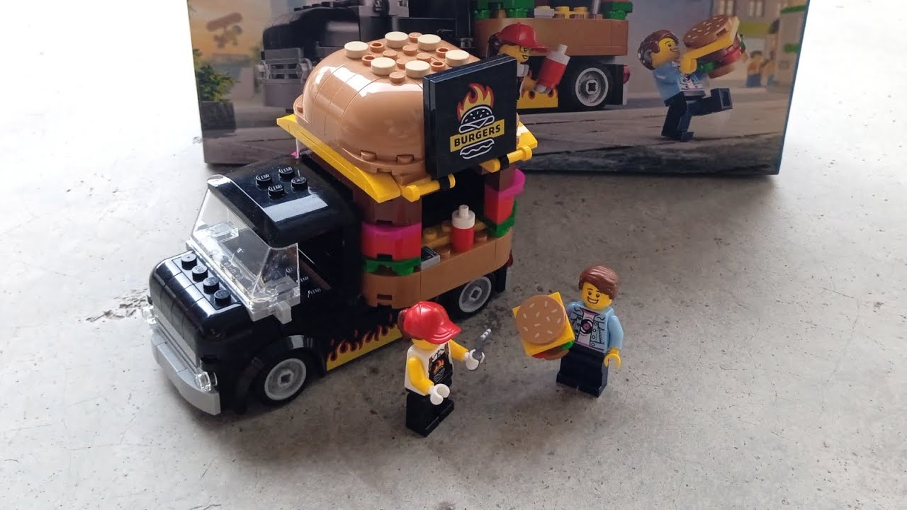 Lego City Burger Van 60404 Speed Build - YouTube