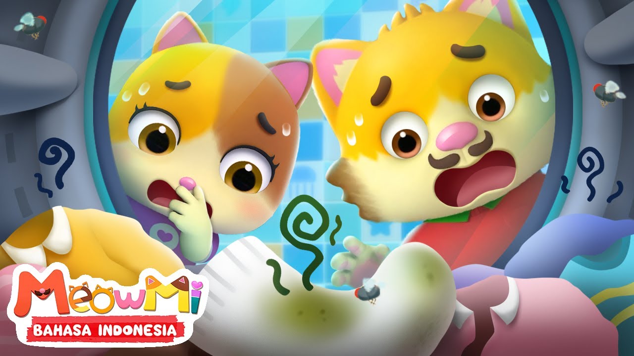 Cleaning Up is Fun | Kebiasaan Baik Anak-anak | Lagu Anak | MeowMi ...