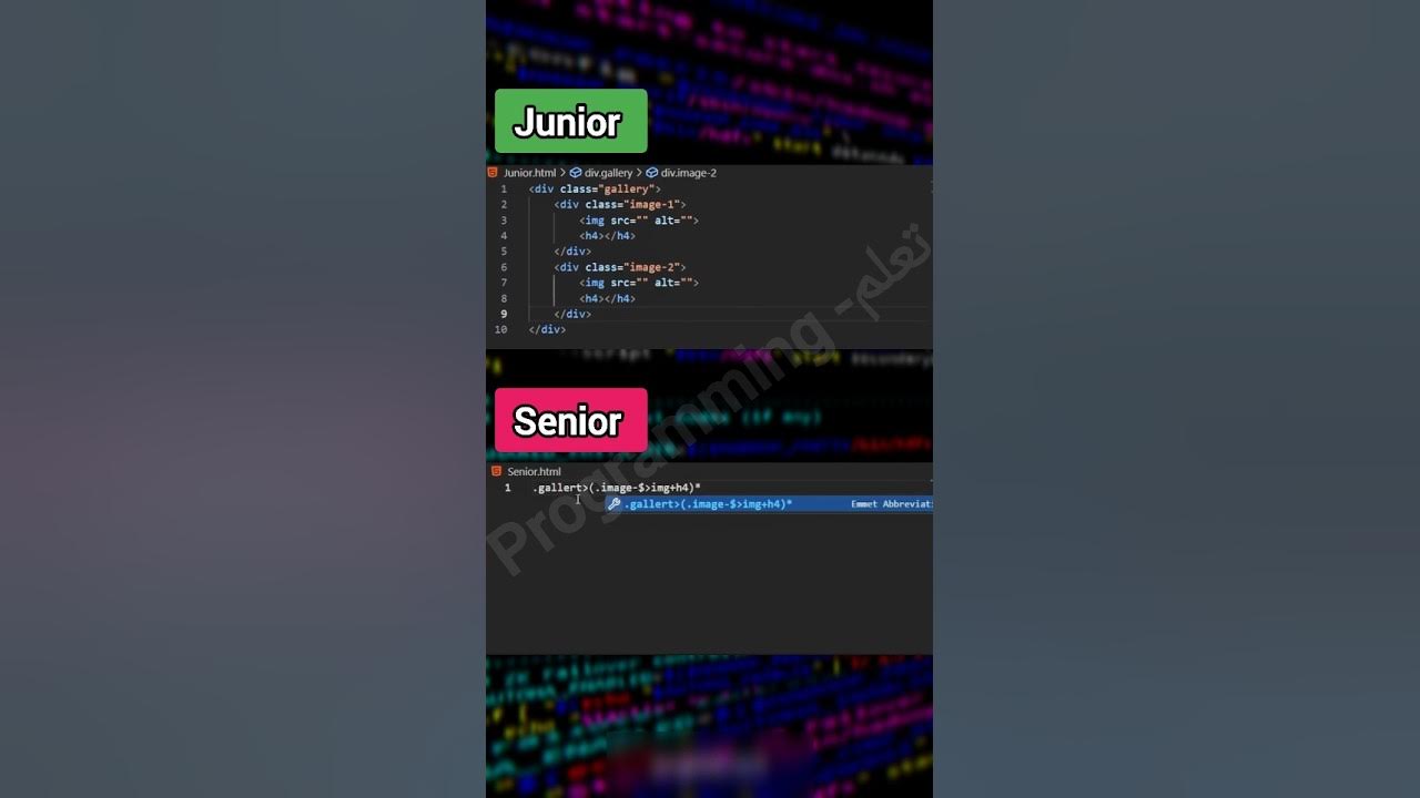Junior Vs Senior Frontend developer programming javascript html coding css html5 webdevelopment ...