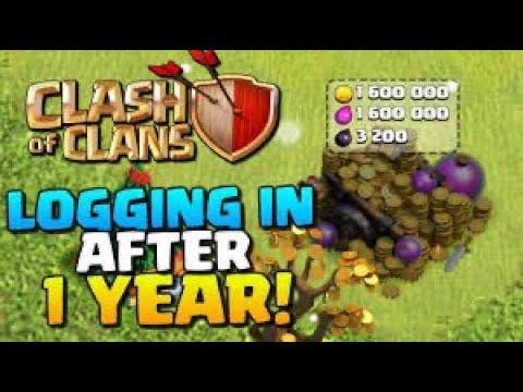 First Time Logging Into Clash of Clans After Years! - YouTube