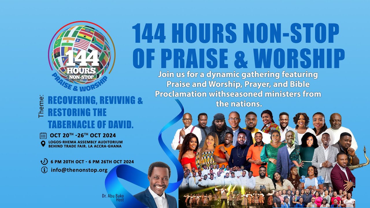 144 Hours Non-Stop ft. Min. Danny Praise │Min. Paul Charvy ( Ivory ...