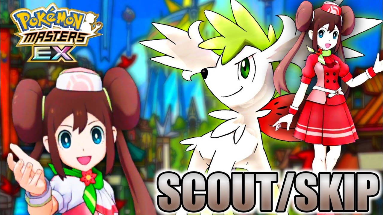 Best Grass Type Damage Dealer SC Rosa & Shaymin!! Pokemon Masters EX ...