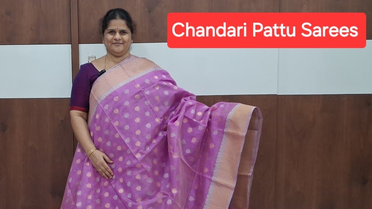 Pure Chandari Pattu Sarees | Free shipping allover India | Saritha ...