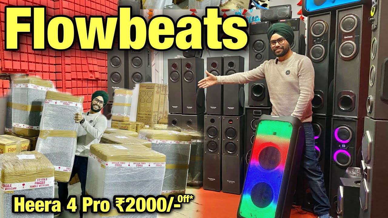Dj Speakers Flowbeats Bass सुनो & Feel Heera 4 Pro Flowbeats/ Hometheater tower speaker👉Heera 3 ...