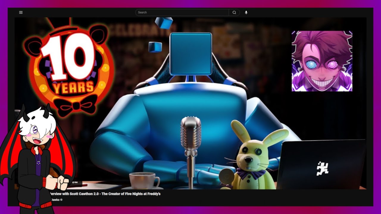 Live reaction to Dawko's "Interview with Scott Cawthon" | FNAF 10 Years ...