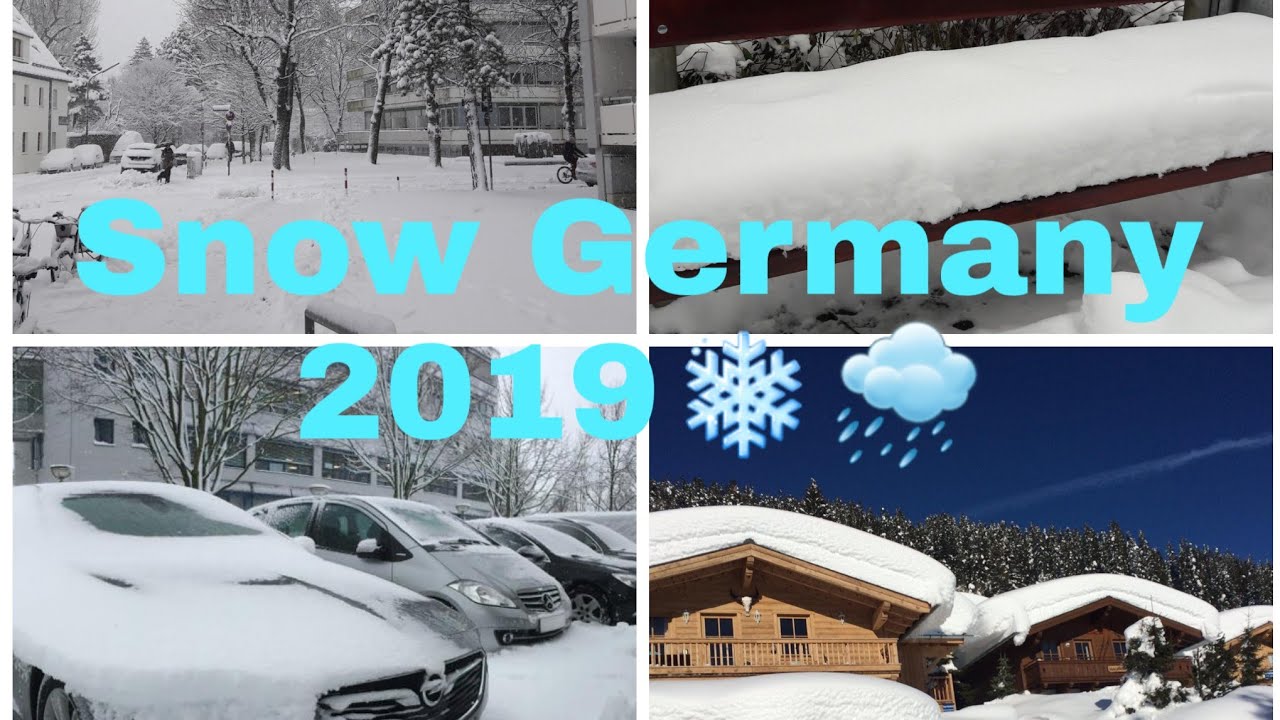 German Snow 2019/Extreme Weather 2019#Snowfall In Germany - YouTube