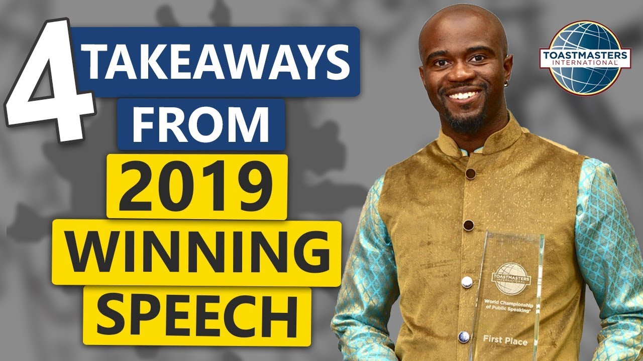 2019 TOASTMASTERS ICEBREAKER SPEECH – What made Aaron Beverly Champion ...
