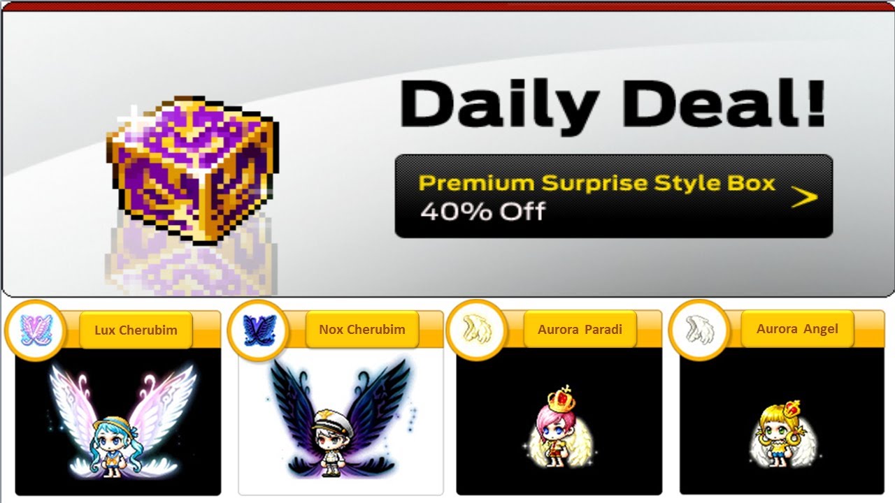 Maplestory - Opening 22 Premium Surprise Boxes - YouTube
