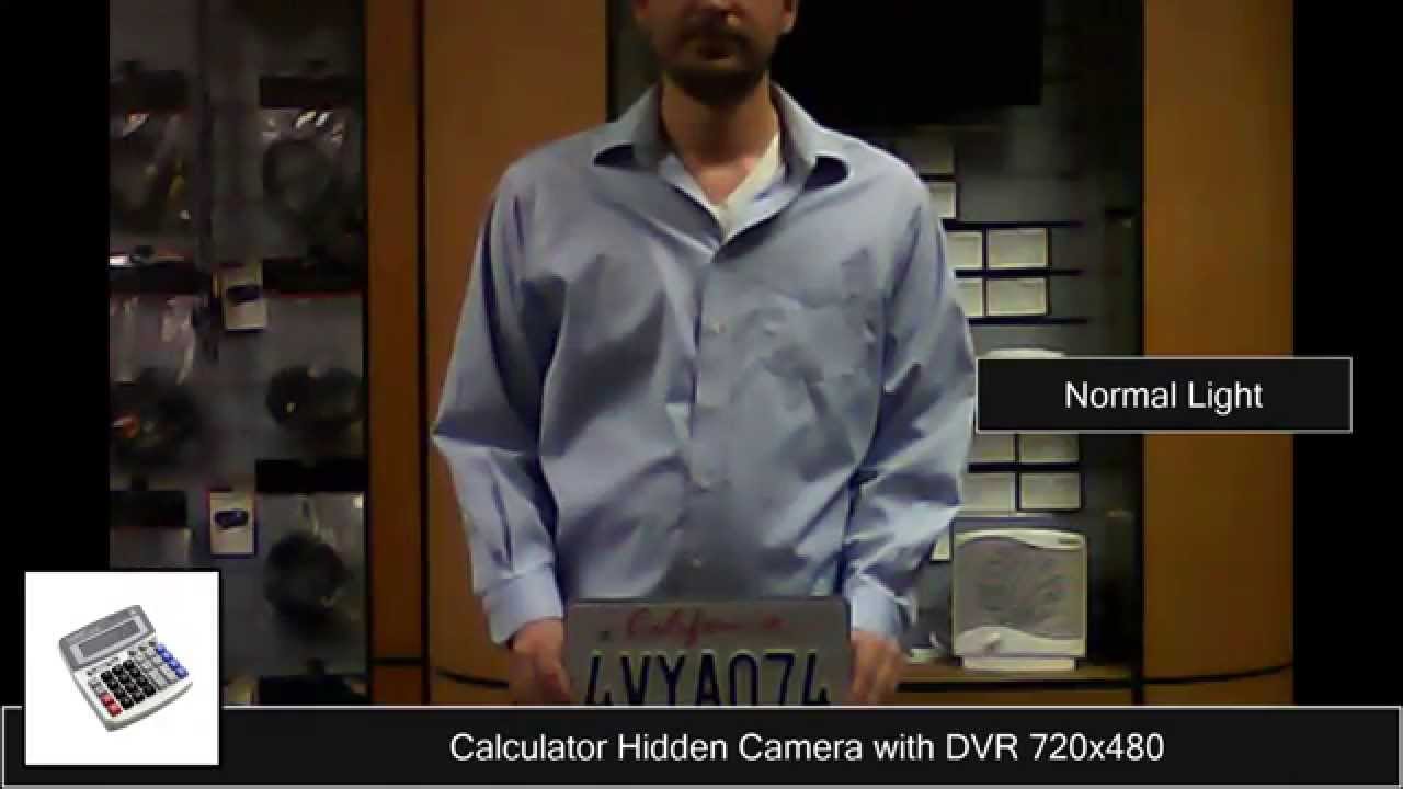 CALCULATOR-DVR-V1 Calculator Hidden Camera Sample Video - YouTube