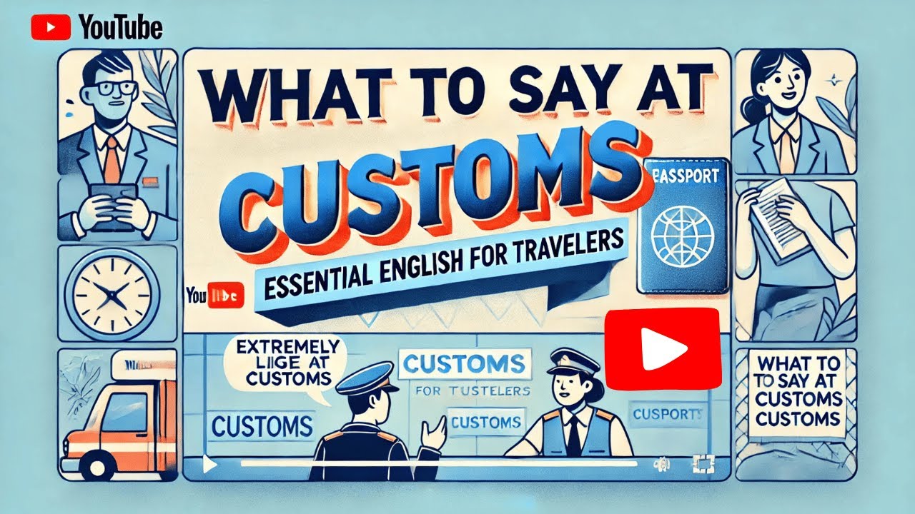 10.⏰What to Say at Customs Essential English for Travelers - YouTube