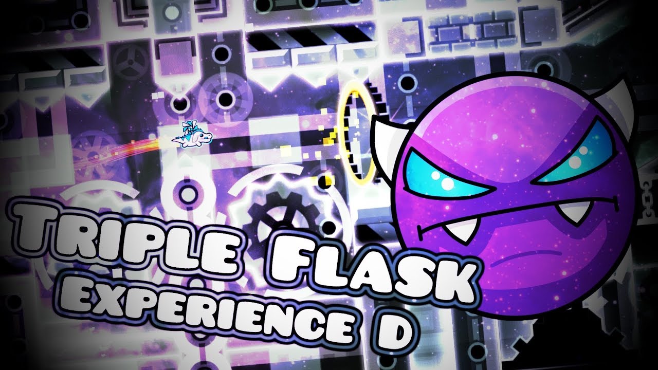 Geometry Dash - Triple Flask [Easy Demon] 100% [All Coins] (Experience ...