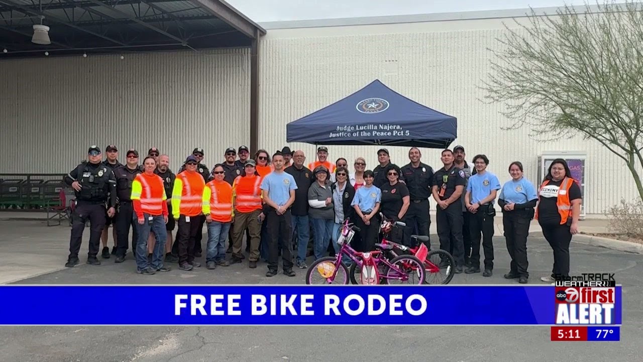 Free Bike Rodeo Saturday with Iris Garcia Barron ABC-7 - YouTube