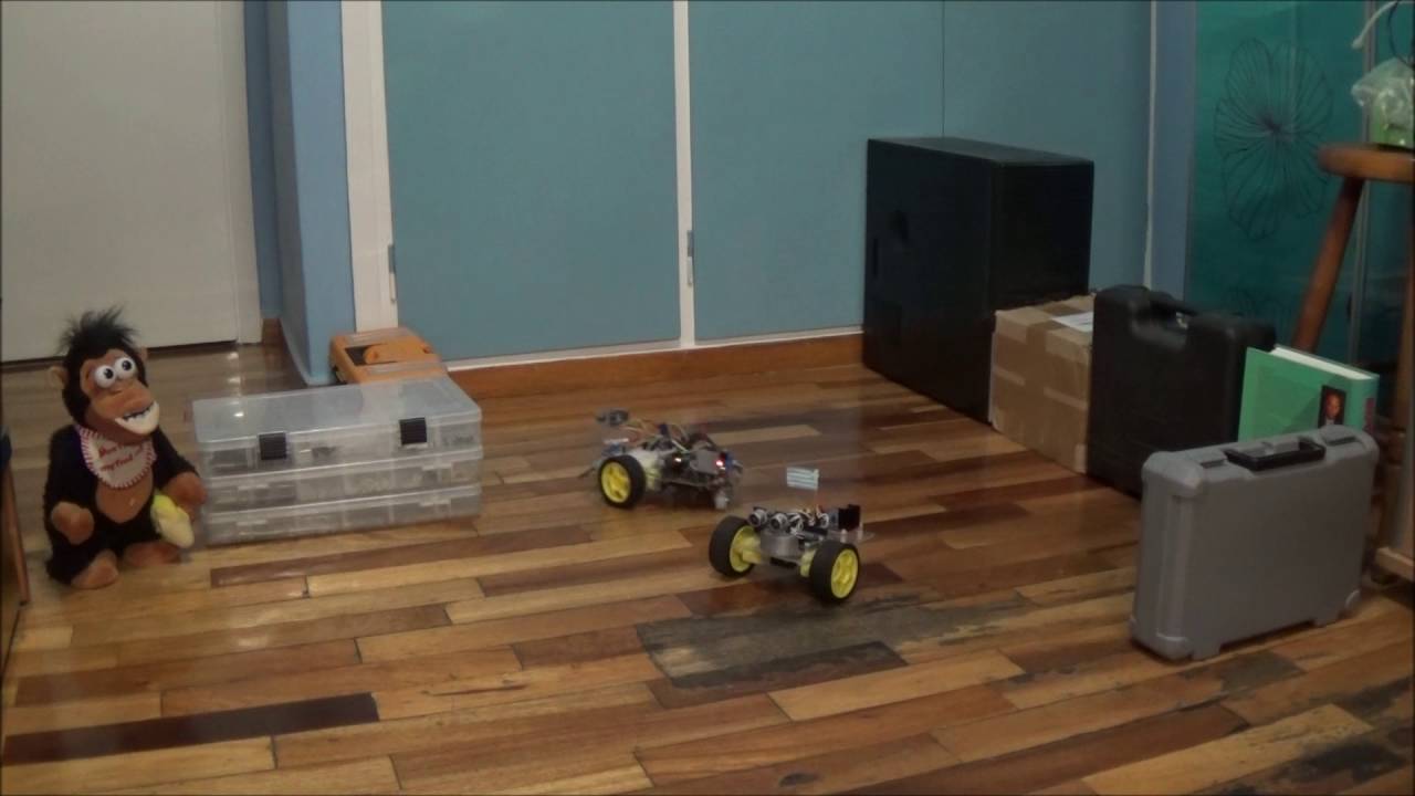 Object Avoiding Robot of Ardumotive.com - YouTube