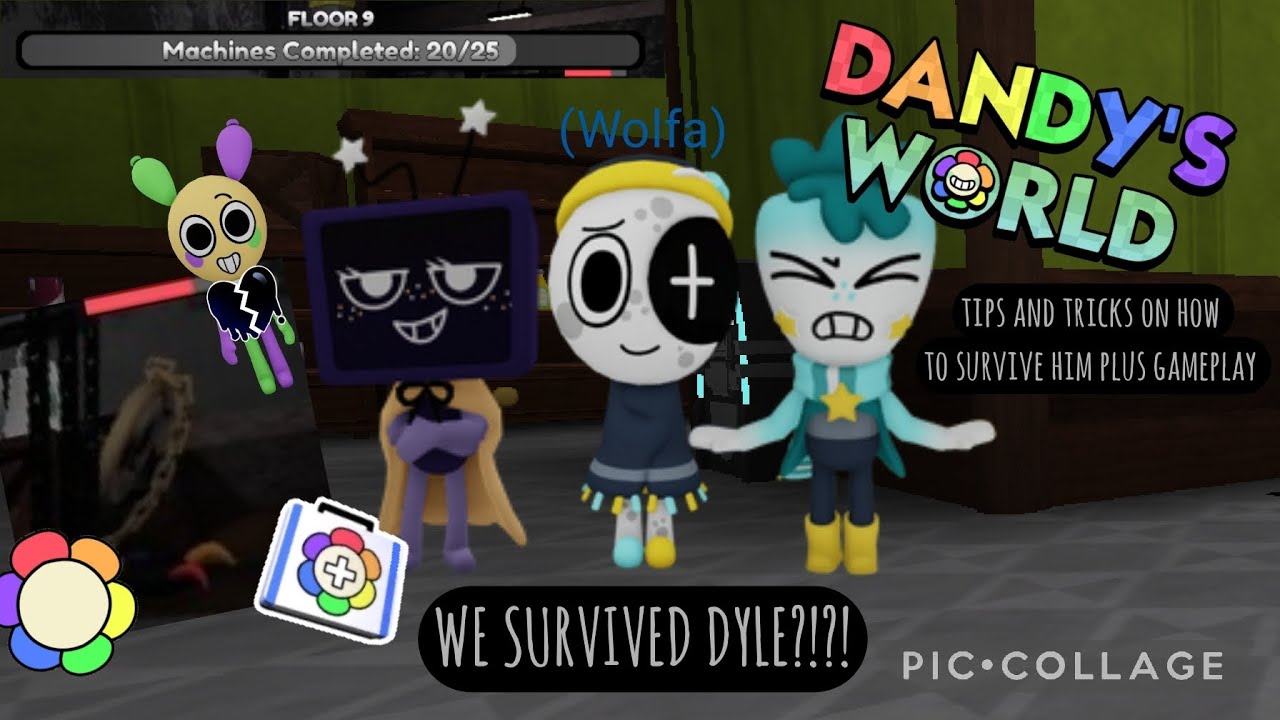 WE SURVIVED TWISTED DYLE AND HIS TERRIFYING FLOOR || tips and tricks to ...