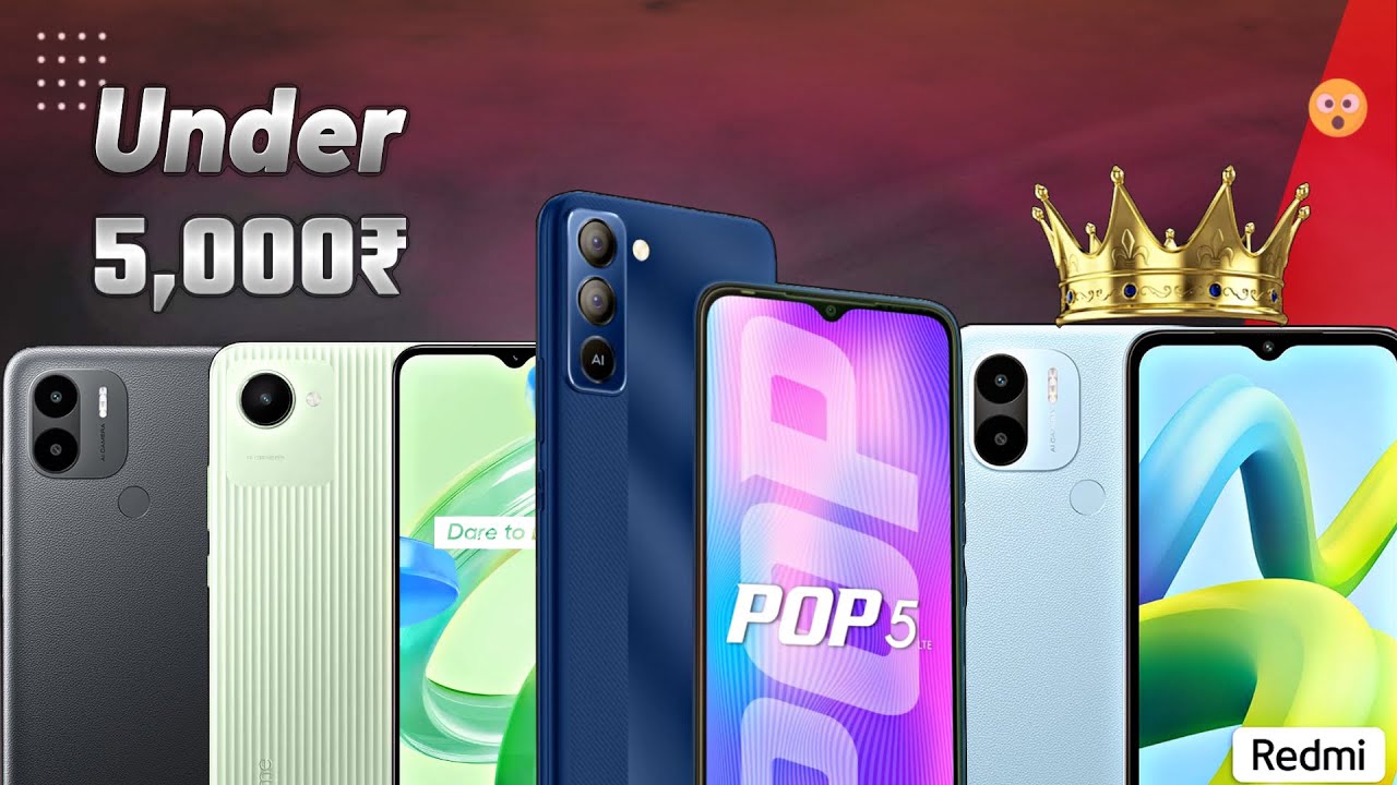 Best Smartphone Under 6000 ₹ in India 2023 | Android Budget Mobile ...