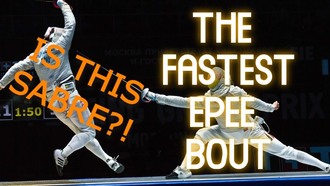 Borel VS Park - Review of the fastest epee bout! - YouTube