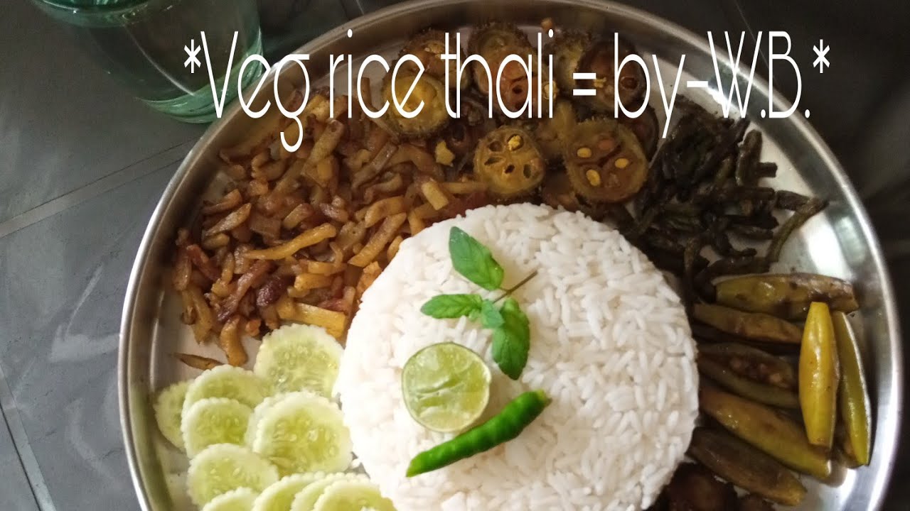 Special veg rice plate recipe by "W.Bengal". - YouTube