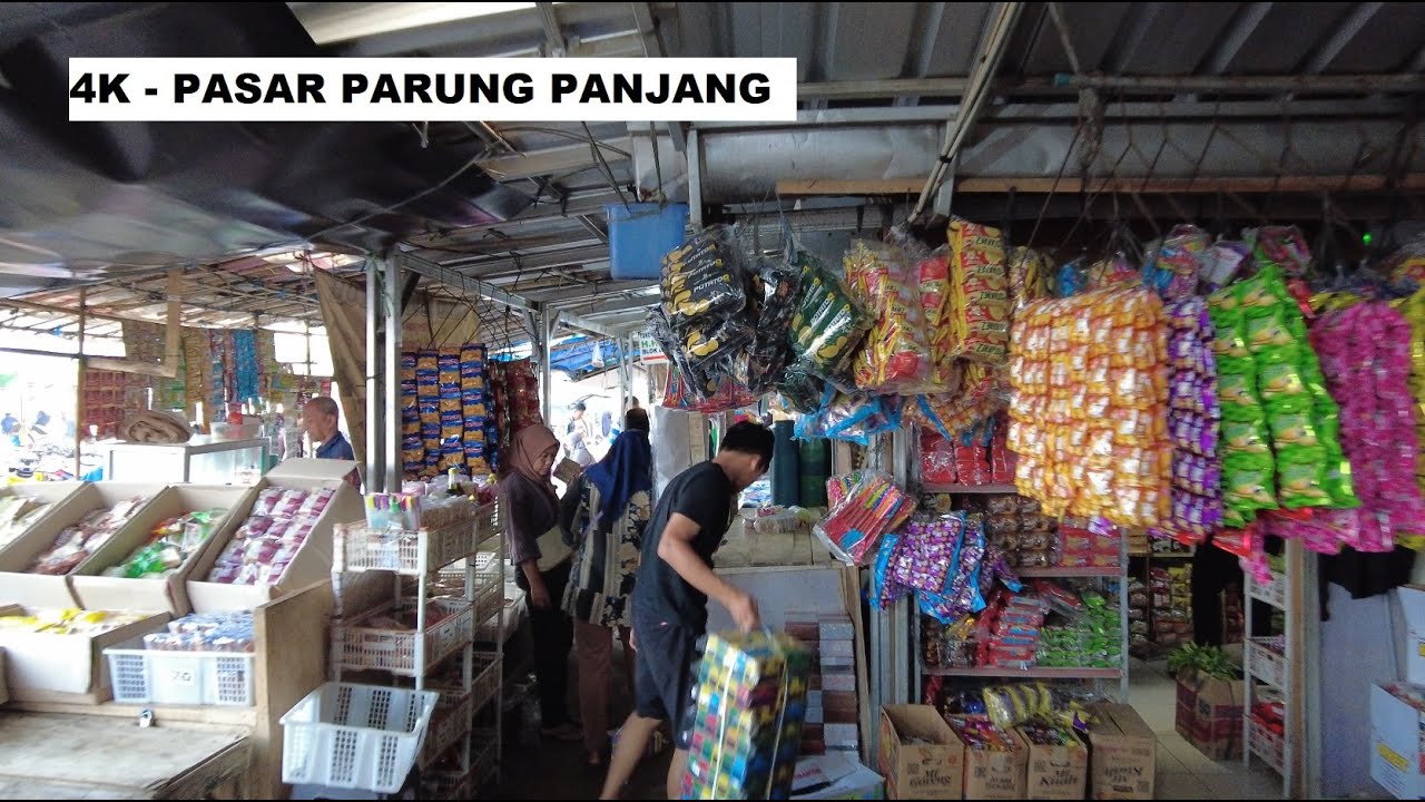 [4K] - TRADITIONAL MARKET - Pasar Tradisional - PARUNG PANJANG - YouTube