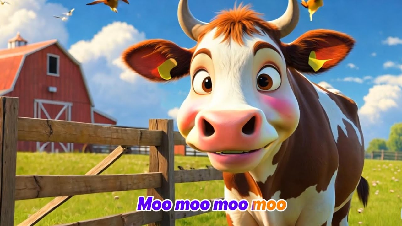 The Ultimate Cow & Animal Sounds Nursery Rhyme! - YouTube
