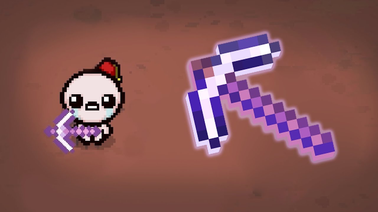 Minecraft Enchanted Pickaxe in Repentance - YouTube