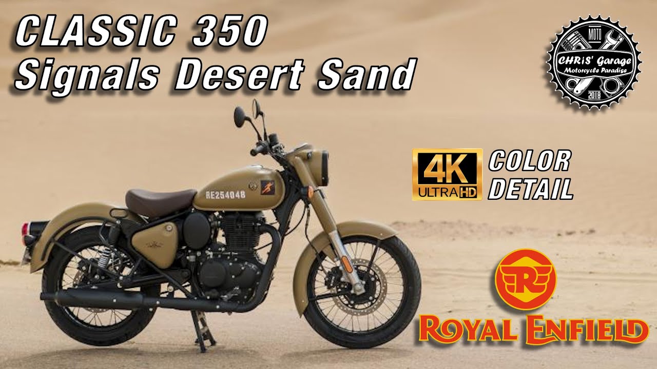 Royal Enfield Classic 350 Signals Desert Sand - Dettagli Colorazione in ...