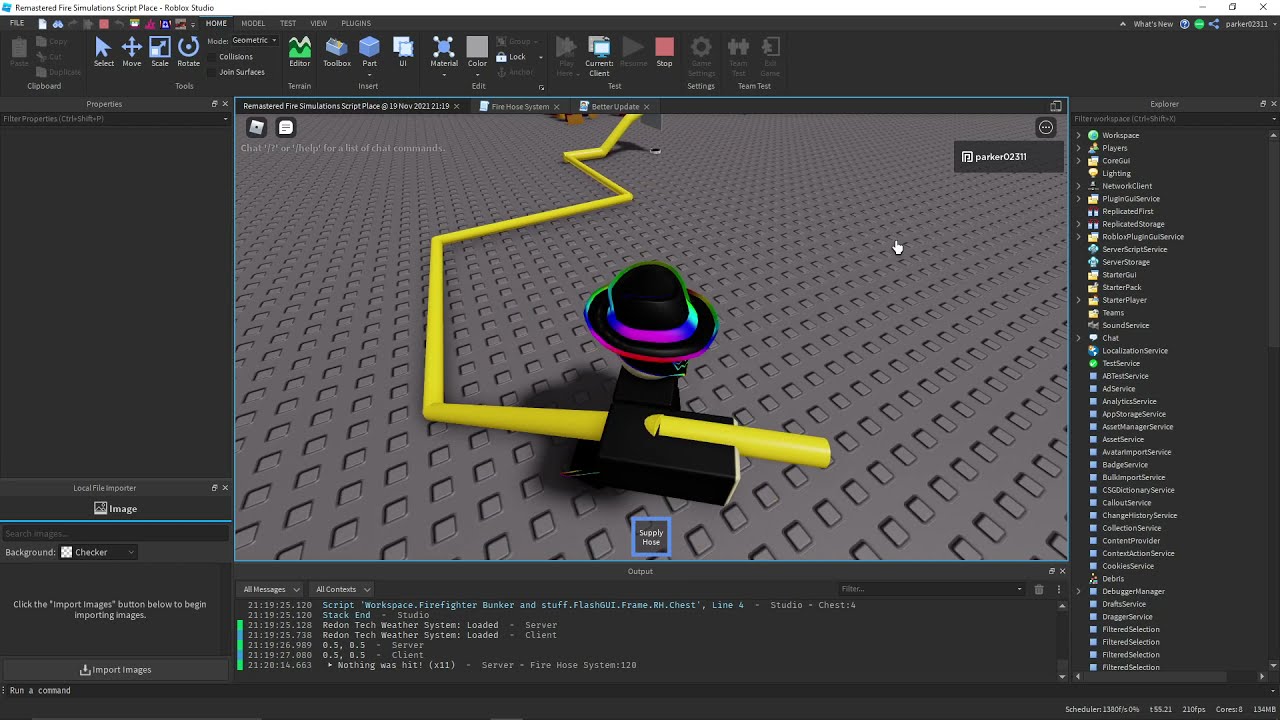Remastered Fire Simulations | Hose System - YouTube