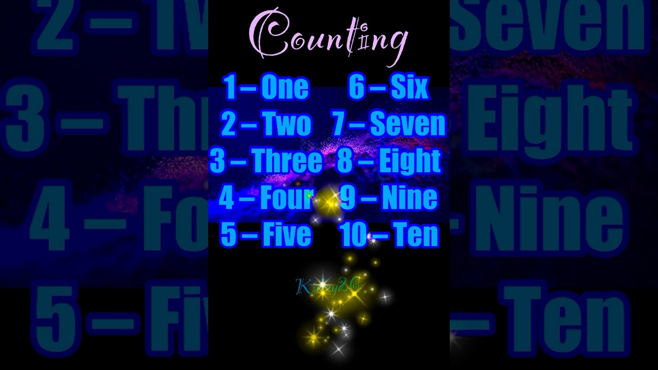 Spellings 1 To 10 | 1 to 10 number names | 1 to 10 Spellings in english ...