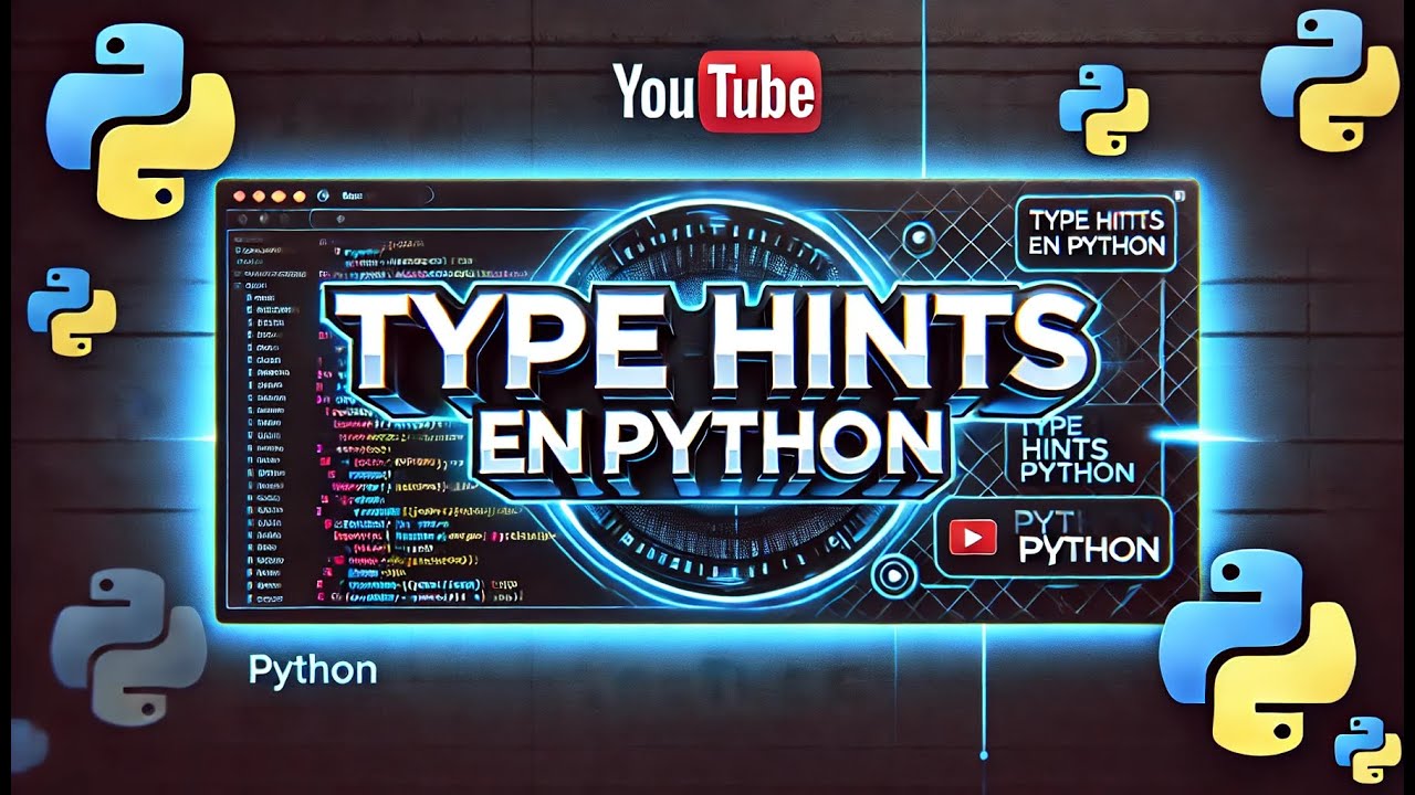 Type Hints o Anotaciones de Tipo en Python - YouTube