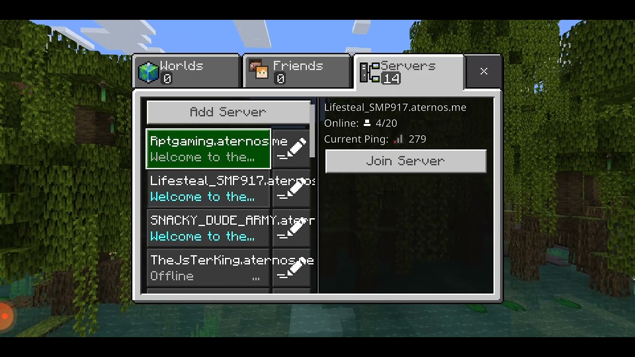 Minecraft [pocket edition} Server public - YouTube