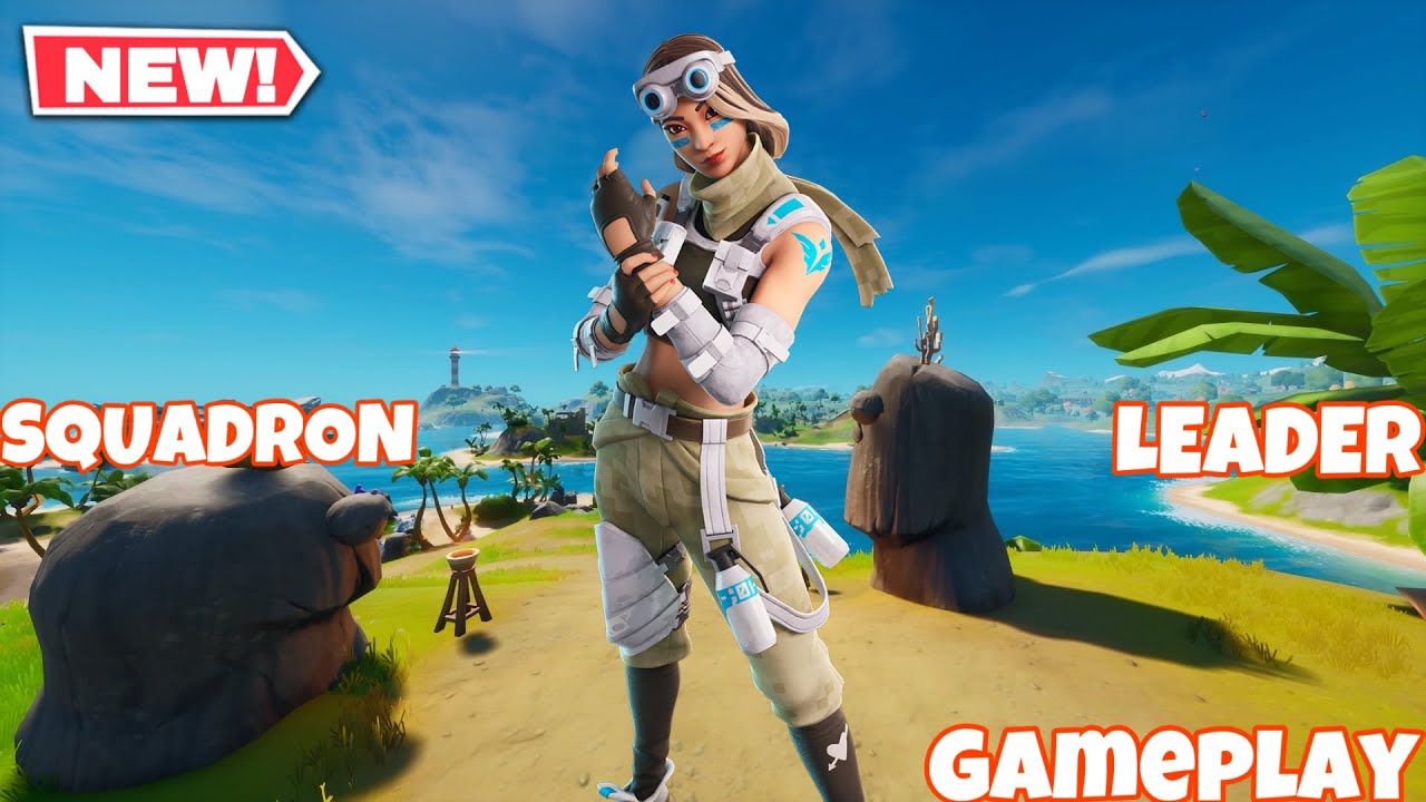 Fortnite Squadron Leader Skin Gameplay (Full Showcase) - YouTube