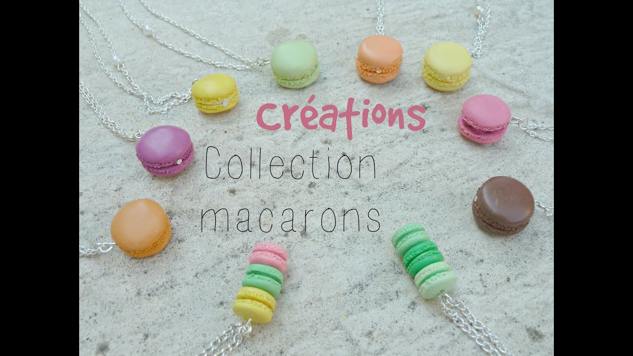 Créations - Collection Macarons - FIMO - YouTube
