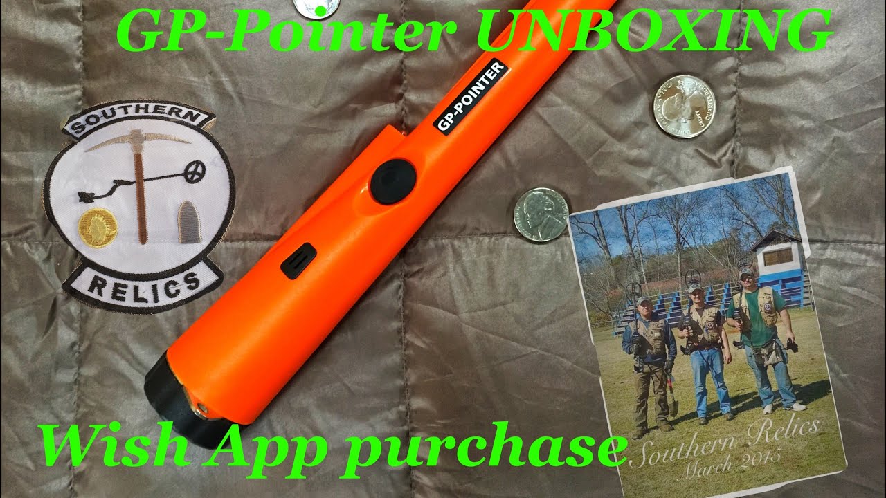 GP Pointer PINPOINTER unboxing- first look - YouTube