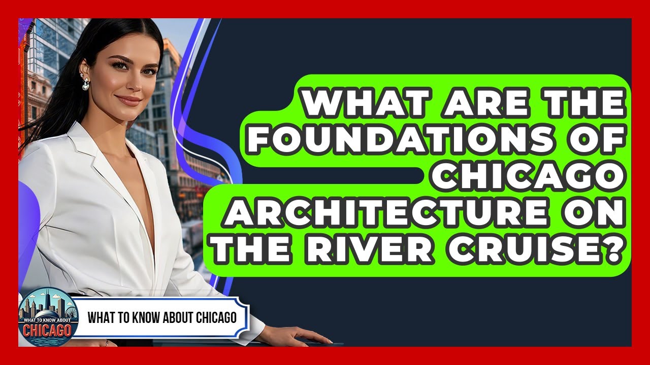 What Are The Foundations Of Chicago Architecture On The River Cruise ...
