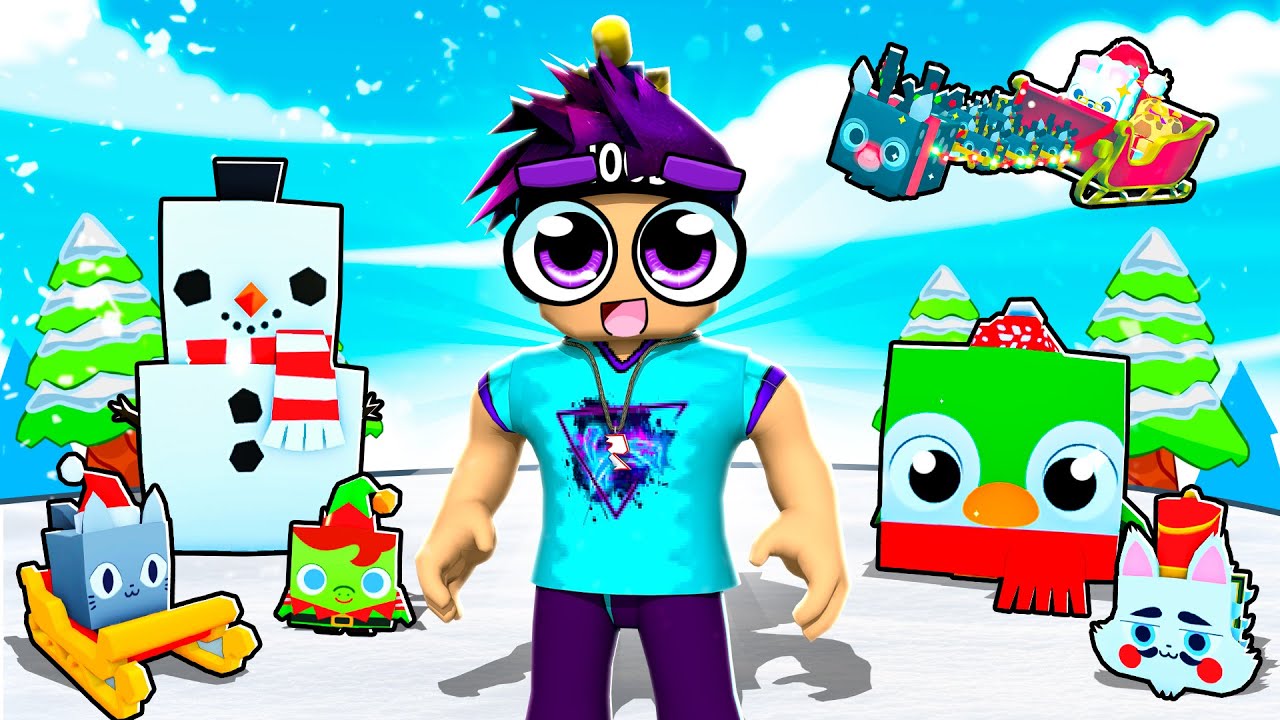 1st Person EVER to Get ALL Xmas Pets in Pet Simulator X! - YouTube