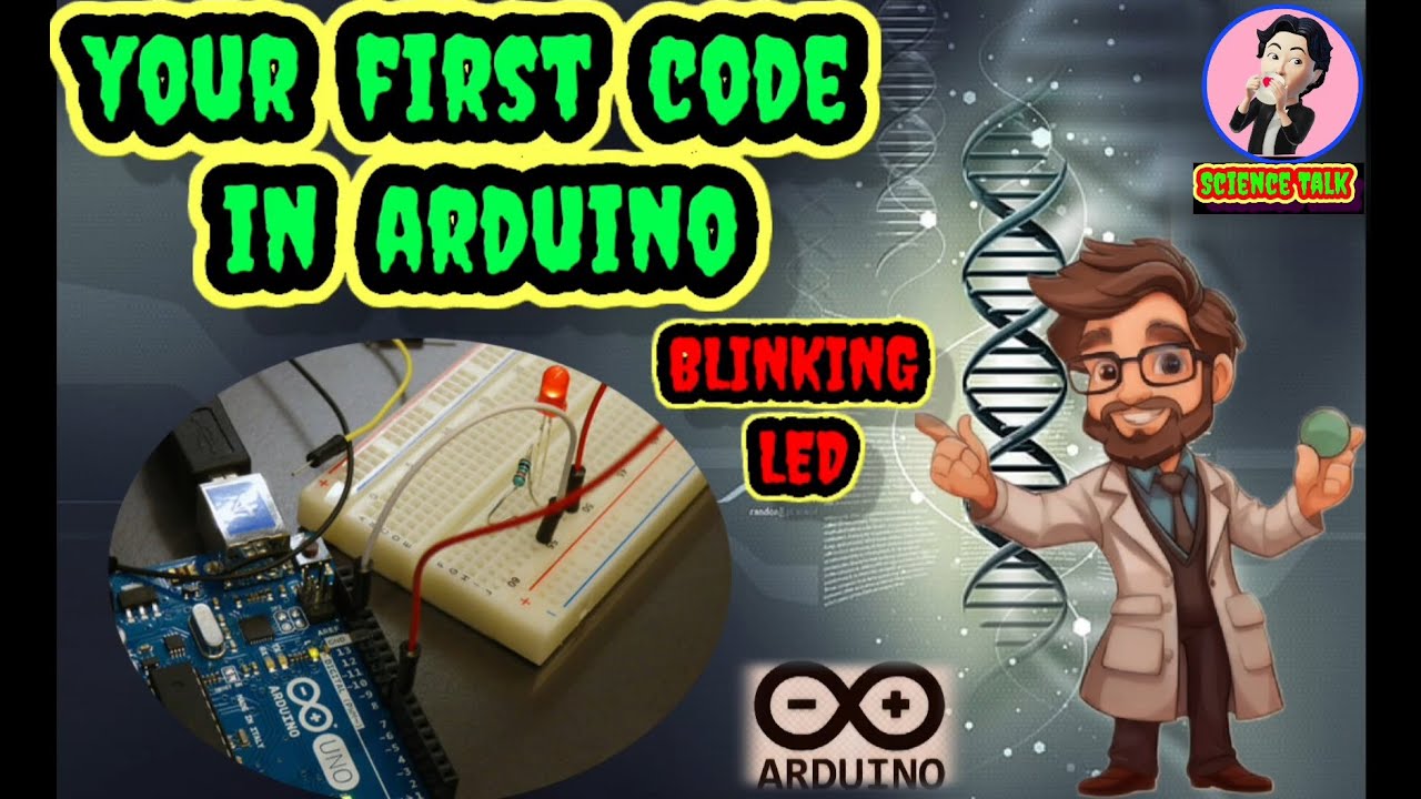 Your First Code In Arduino đŸ‘‰started With Arduino Led Blinking 2116