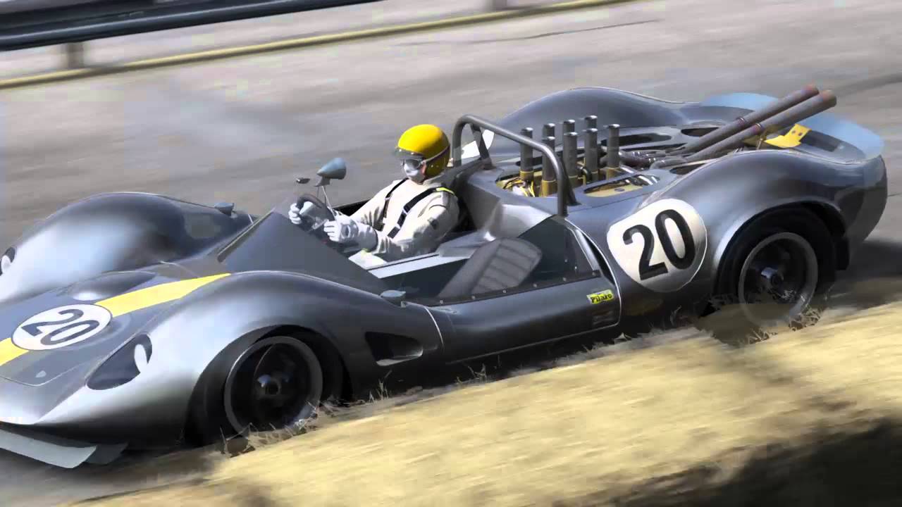 [Project CARS] 2 laps at Rouen Les Essarts in the Lotus 40 [PS4] - YouTube