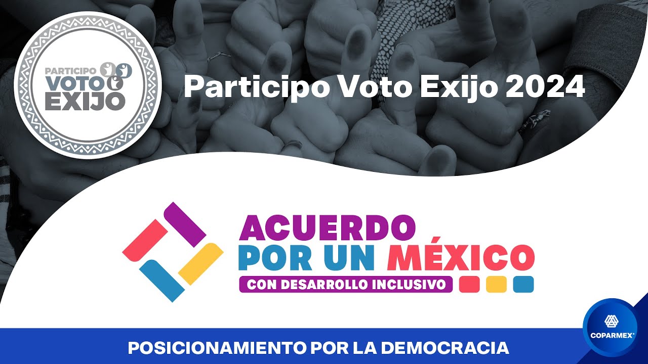 🔵🗳️ #EnVivo: Posicionamiento por la Democracia | ¡Yo voto # ...