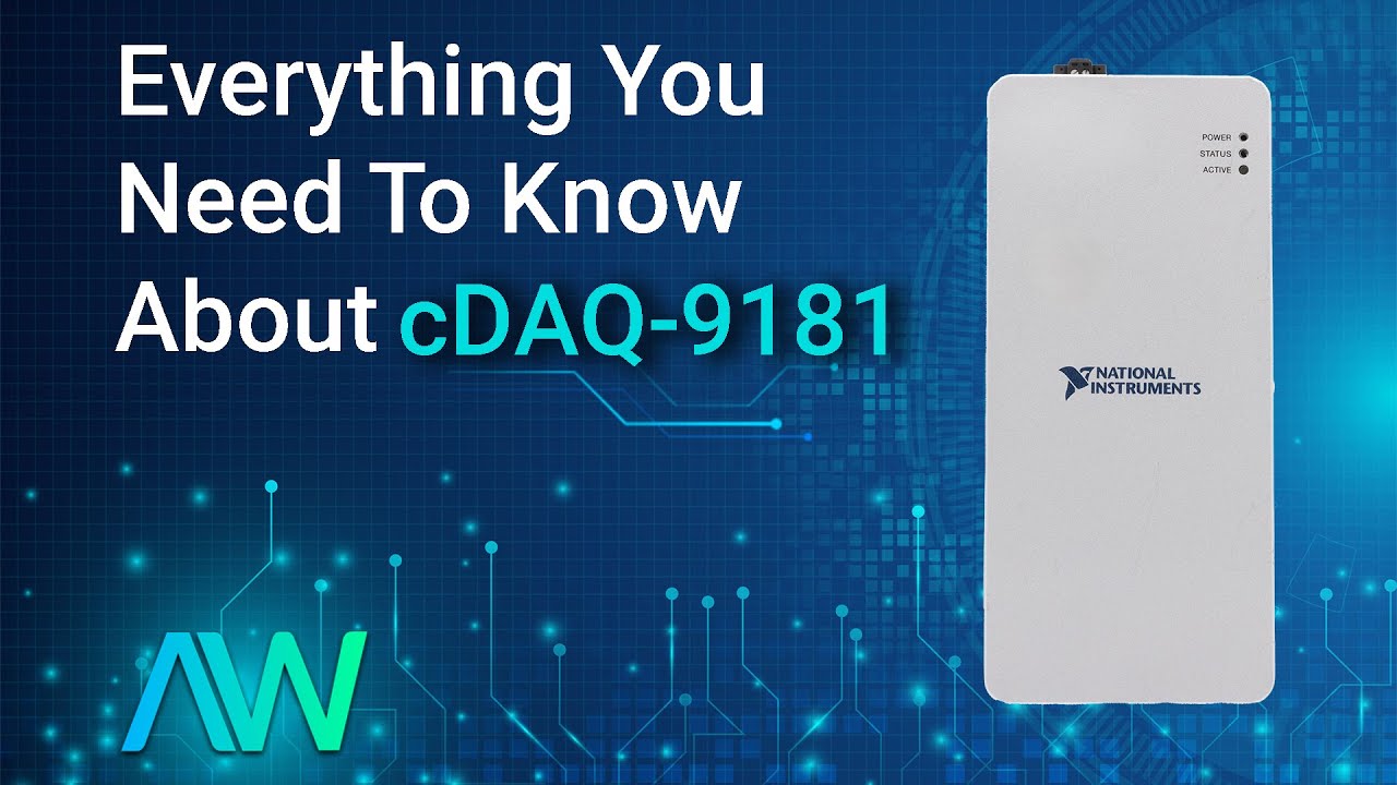 The Key Features of the National Instruments cDAQ-9181 - YouTube