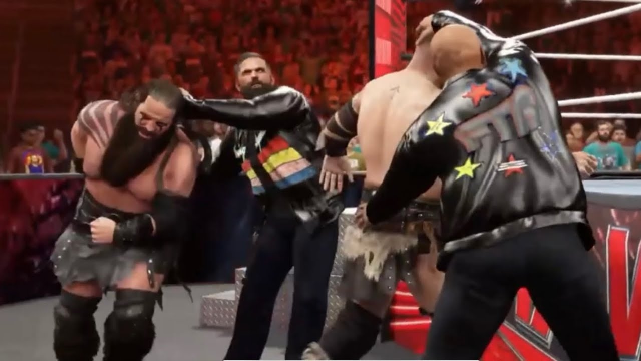 FTR were the masked men! - WWE + AEW Universe Mode - WWE 2K23 - YouTube