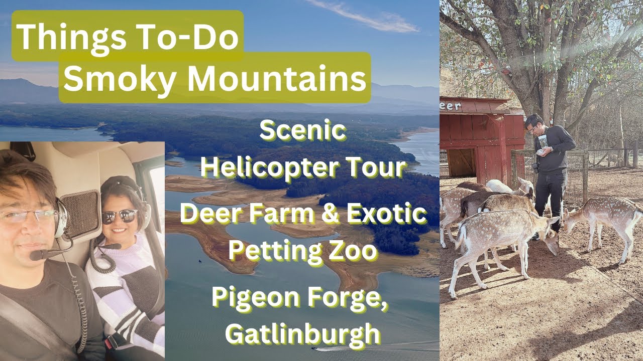 Our First Helicopter Ride | Spending a day at Petting Zoo in between ...