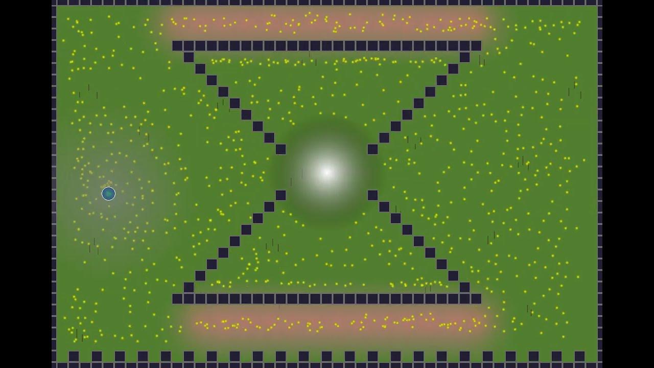 Fireflies - Boid simulation prototype - YouTube