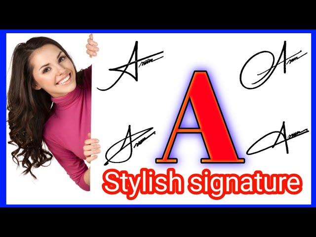 Signatures For Names Starting With A #F Letter F Signature