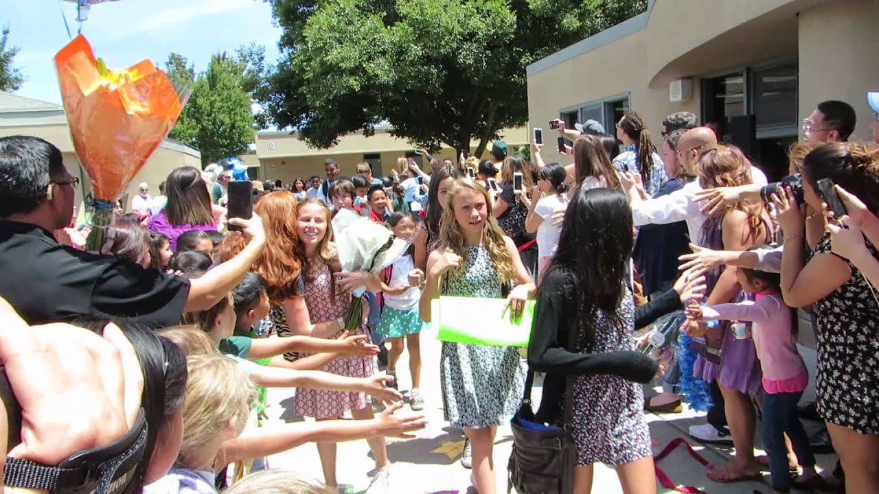 John Muir Elementary 6th Grade Walk - Friday May 29 2015 - Stockton ...