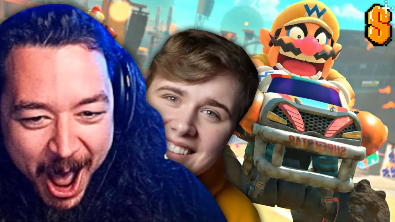 The SQUAD + Mario Mart World = CHAOS - YouTube