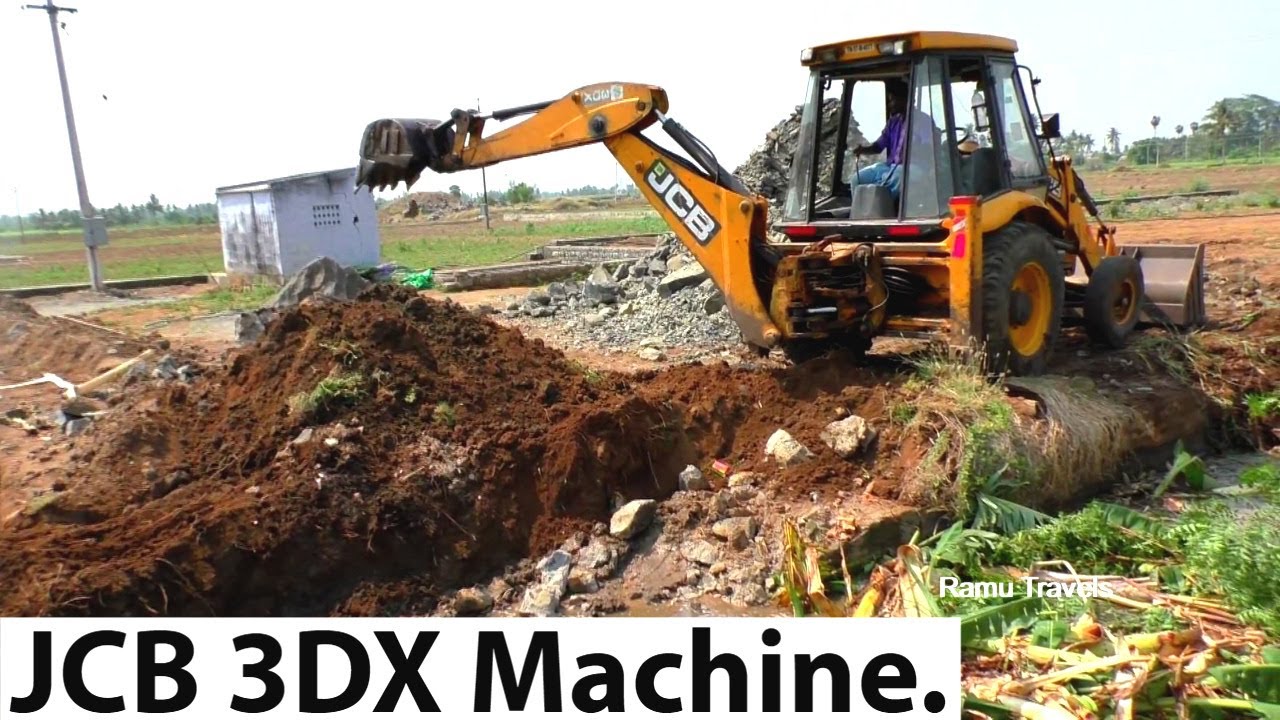 JCB 3DX Machine Working in Land | JCB Machine | JCB Dozer. - YouTube