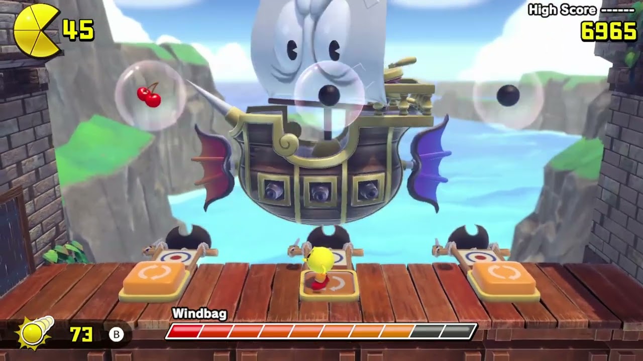 Pac-Man World Re-Pac - #4 HMS Windbag Walkthrough 100% - YouTube